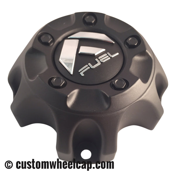 Fuel Off Road Center Caps 1001-57 M-454 5 Lug Flat Black (Set of 2 ...
