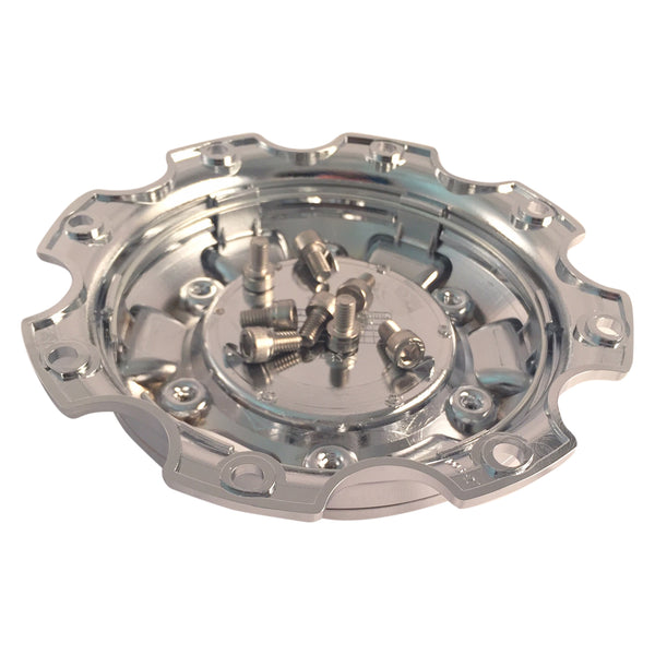 Fuel Off Road Center Cap 1003-27 + 1002-48 8 Lug Dually Chrome ...