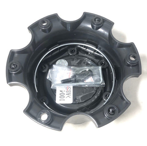 Fuel Off Road Center Cap 1004-27 6 Lug Gloss Black with Red Logo ...