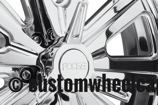 Foose Knock-Off Spinner Center Cap Billet Aluminum (Set of 4 ...