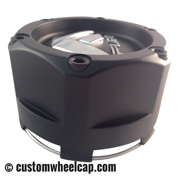Fuel Off Road Center Caps 1003-48 Flat Black Snap-In (Set of 2 ...